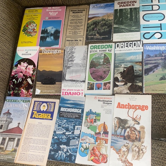 Other | Vintage Maps And Pamphlets Ephemera 16 Total Bundle | Poshmark